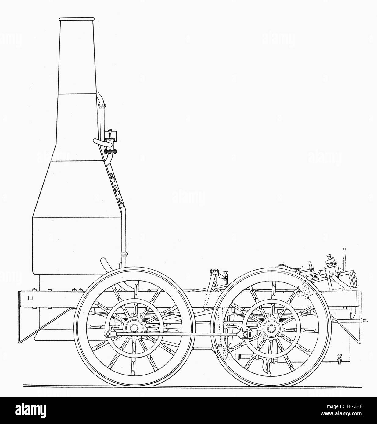 Locomotive drawing High Resolution Stock Photography and Images - Alamy