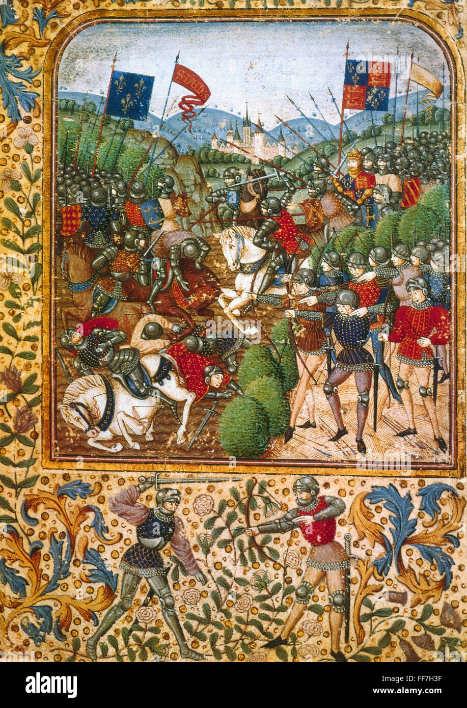 HENRY V (1387-1422). /nKing of England, 1413-1422. At the Battle of Agincourt, 25 October 1415 ...