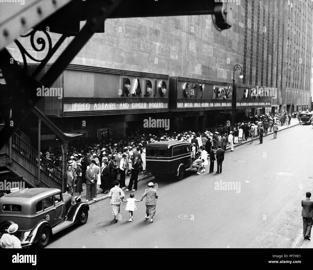 NEW YORK: RADIO CITY, 1935. /nRadio City Music Hall, New York City ...