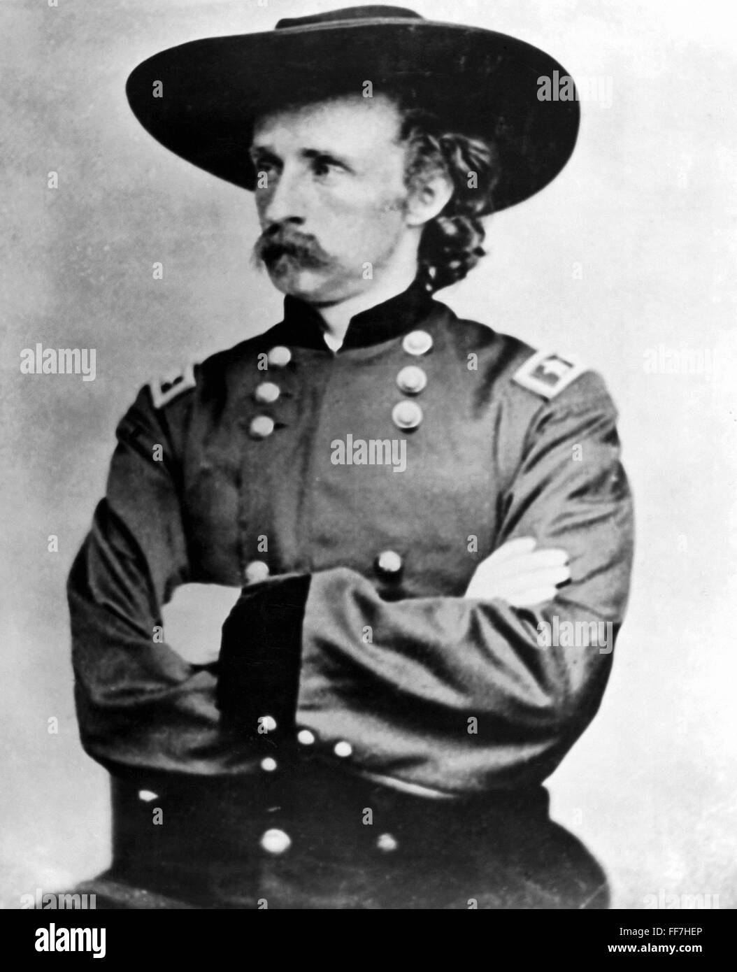 GEORGE CUSTER (1839-1876). /nAmerican army officer. Photographed in the ...