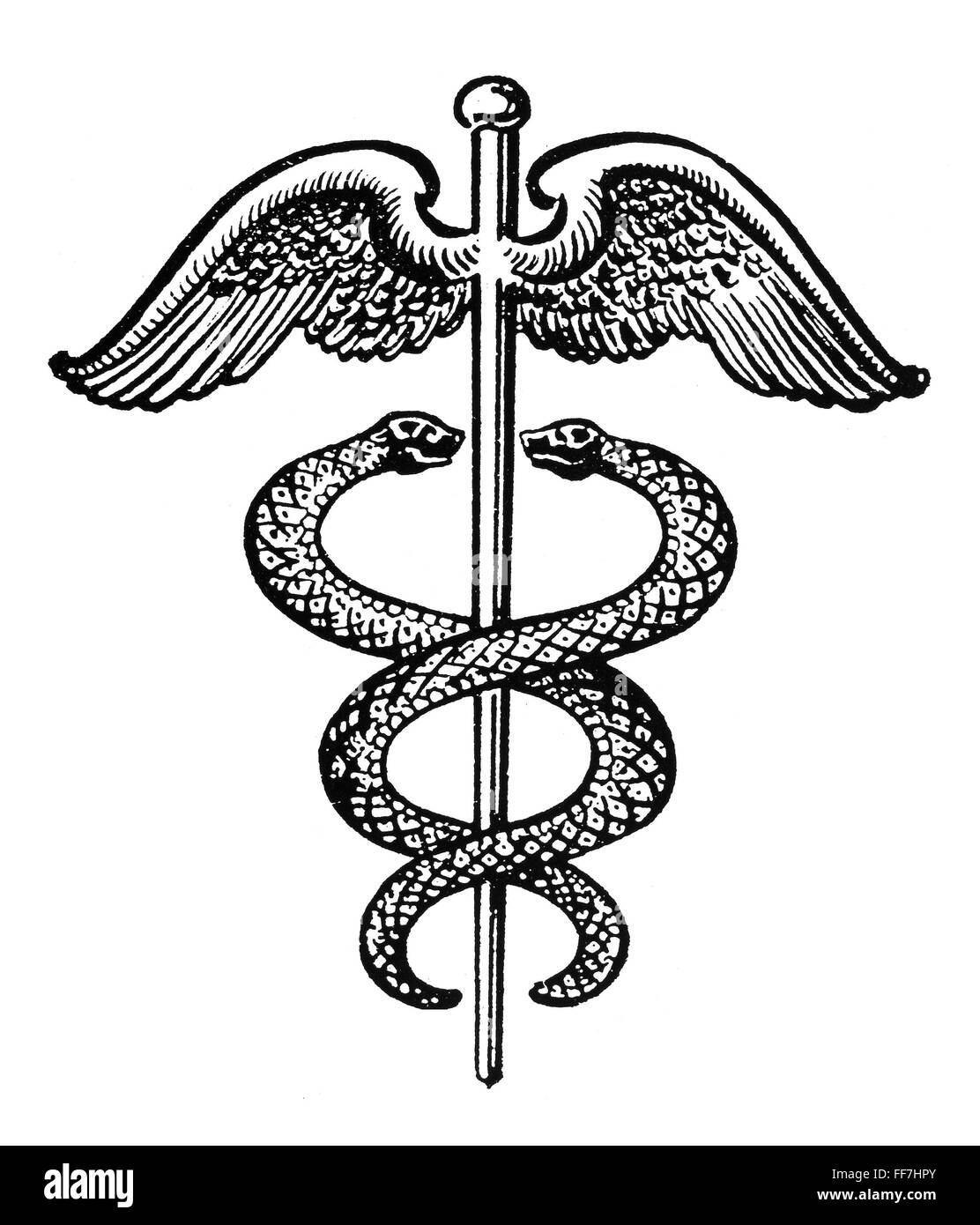 THE CADUCEUS. /nAn insignia modeled on Hermes' staff and used as the ...