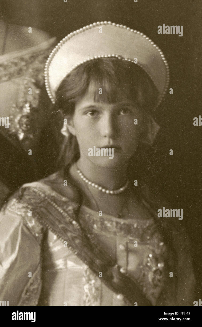GRAND DUCHESS ANASTASIA /n(1901-1918). Anastasiya Nikolayevna. Grand ...