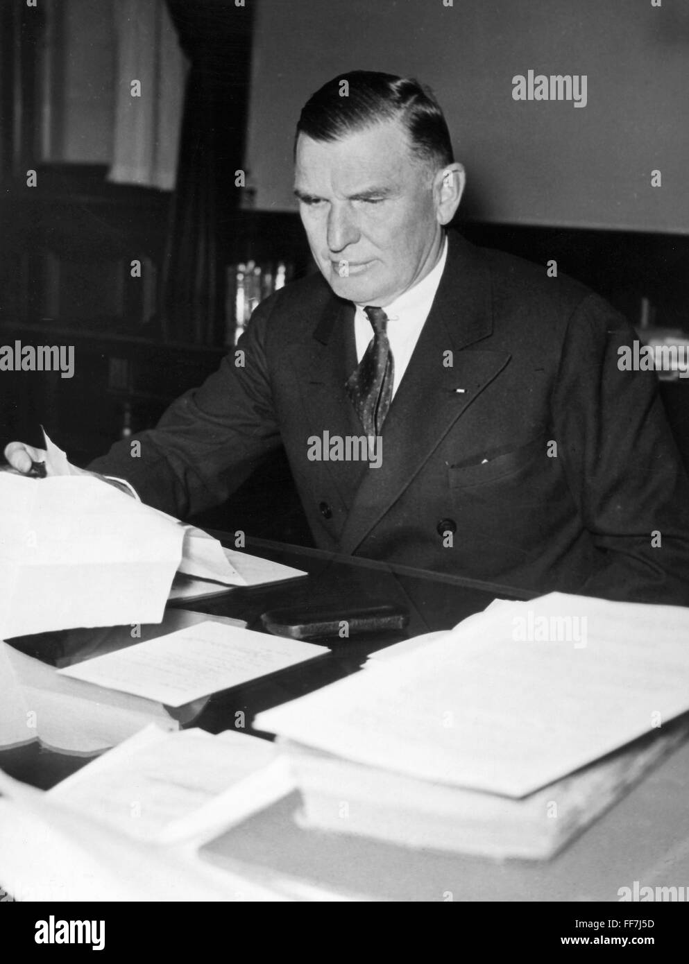 GEORGE NELSON PEEK /n(1873-1943). American industrialist. Photographed ...