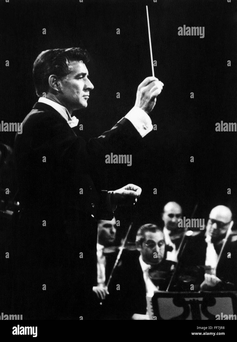 LEONARD BERNSTEIN /n(1918-1990). American composer and conductor ...