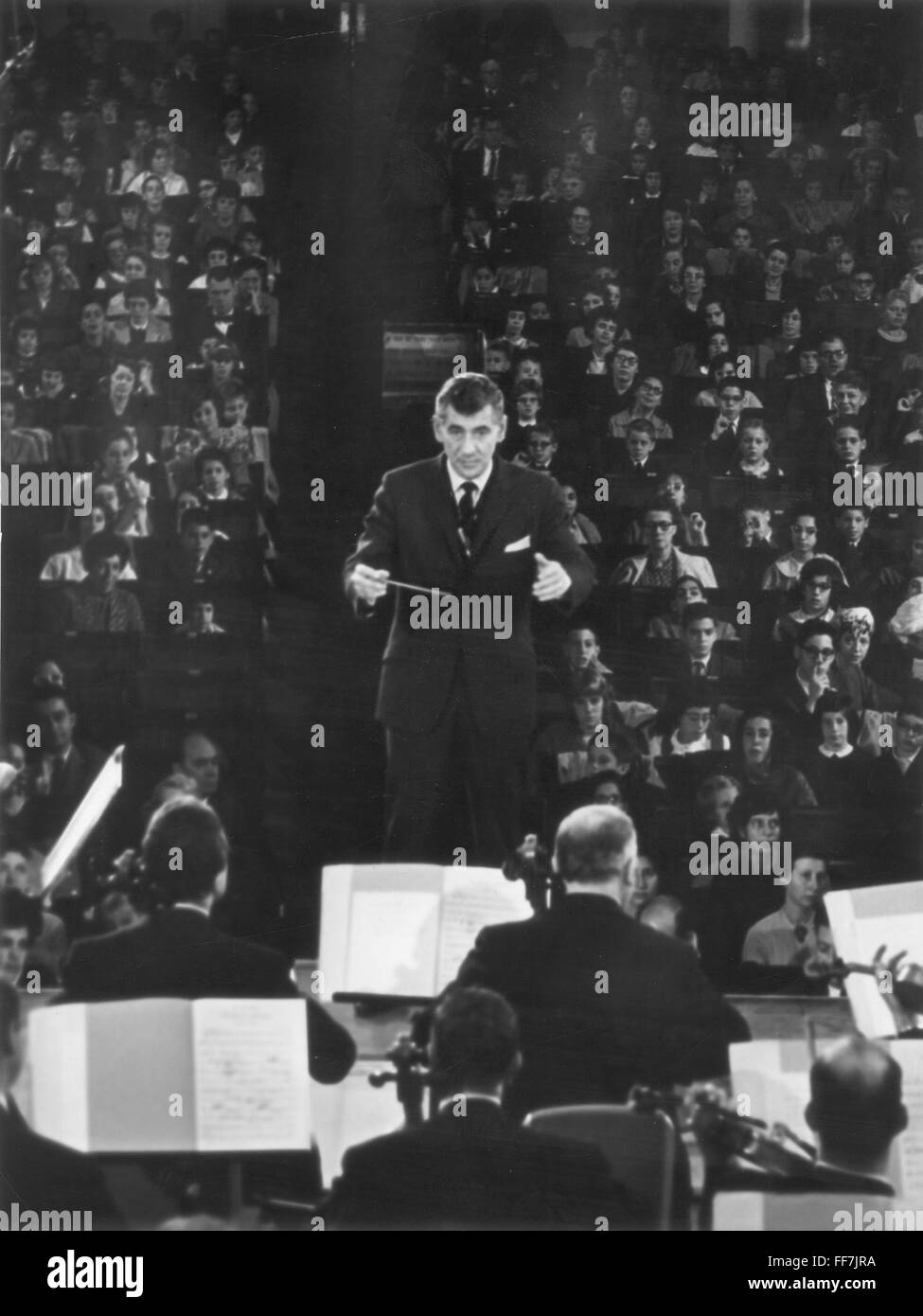 LEONARD BERNSTEIN /n(1918-1990). American composer and conductor ...
