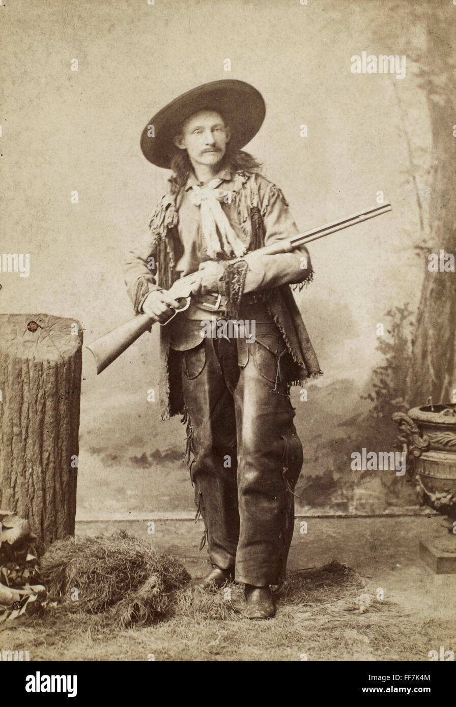 COWBOY, 1880s. /nAn unidentified cowboy photographed in New York City ...