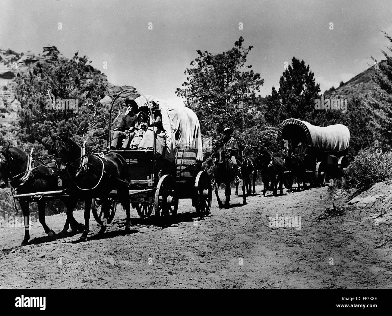 WAGON TRAIN. /nMotion picture still Stock Photo - Alamy