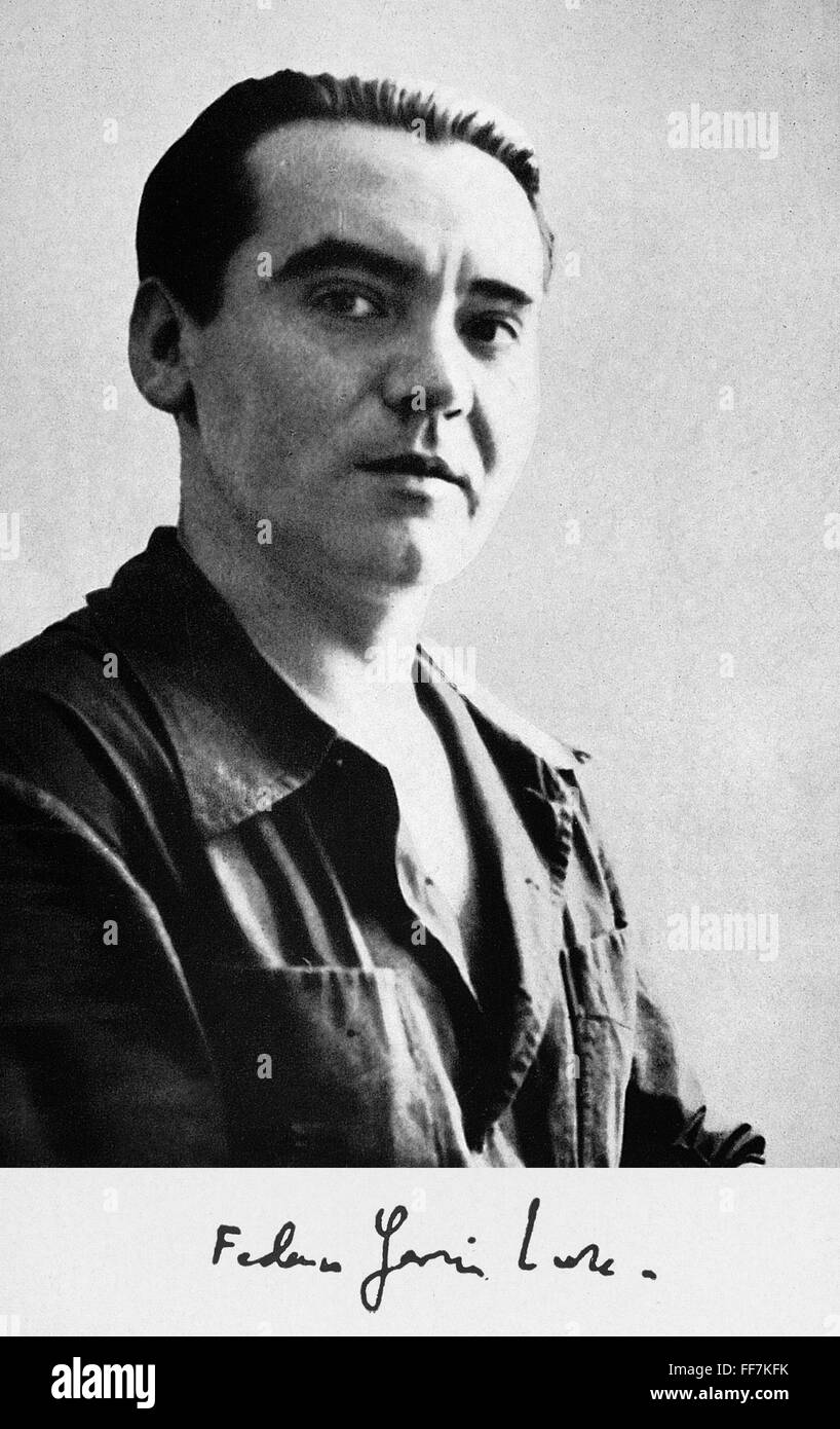 FEDERICO GARCIA LORCA /n(1899-1936). Spanish writer Stock Photo - Alamy