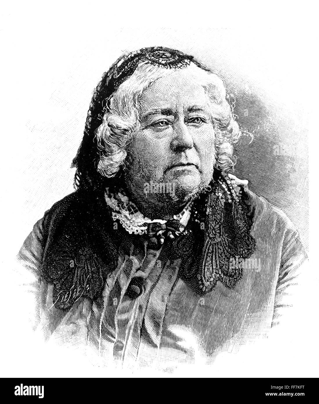 ELIZABETH PALMER PEABODY /n(1804-1894). American educator. Wood ...
