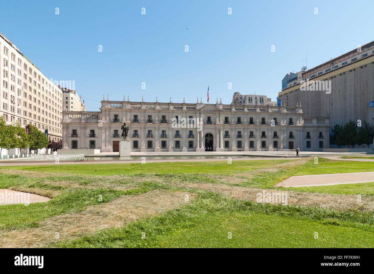 The president house in Santiago de Chile Stock Photo - Alamy