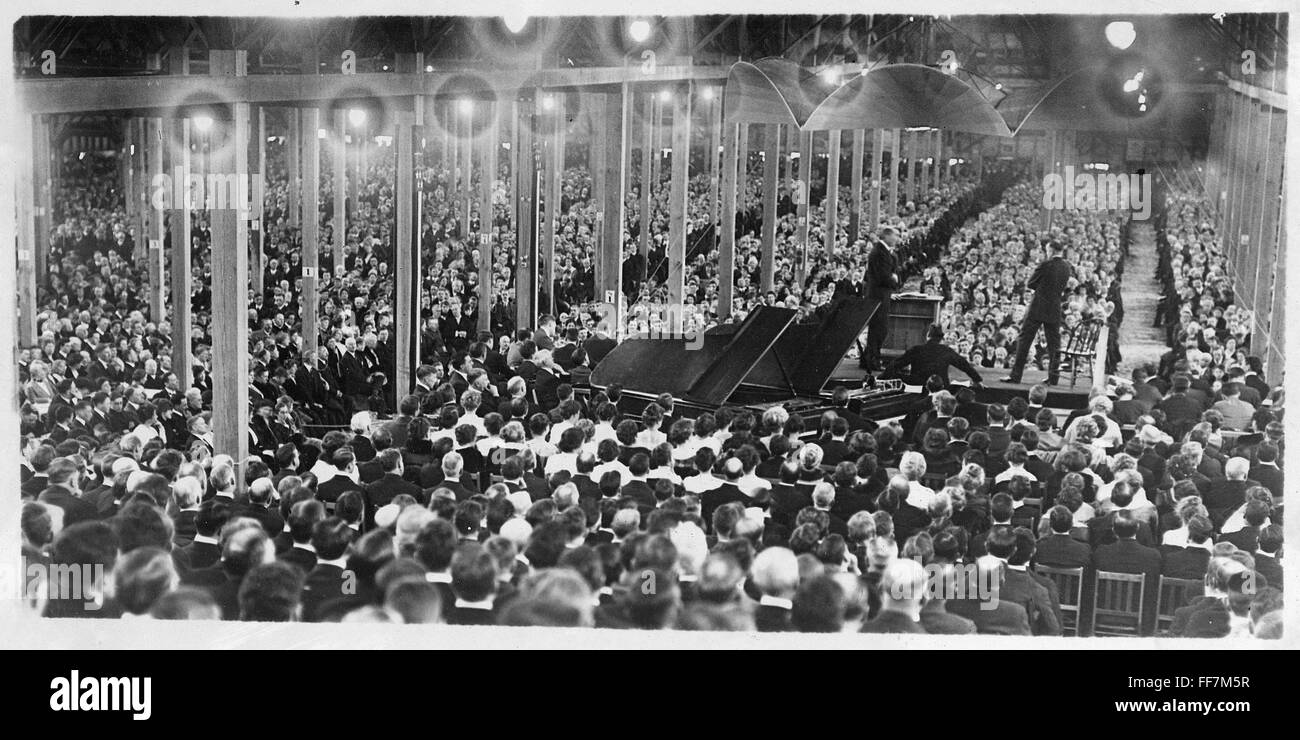 WILLIAM ASHLEY SUNDAY /n(1862-1935). Called Billy; American evangelist ...
