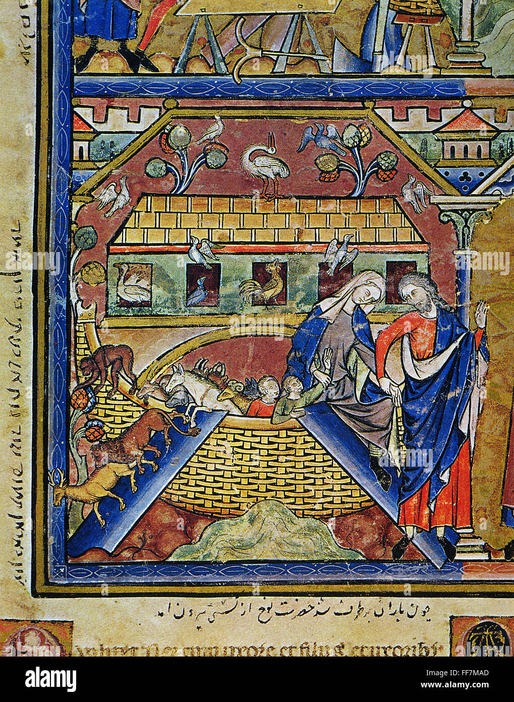 NOAH'S ARK. /nThe Going Forth from the Ark (Genesis 8: 18-19). French ...