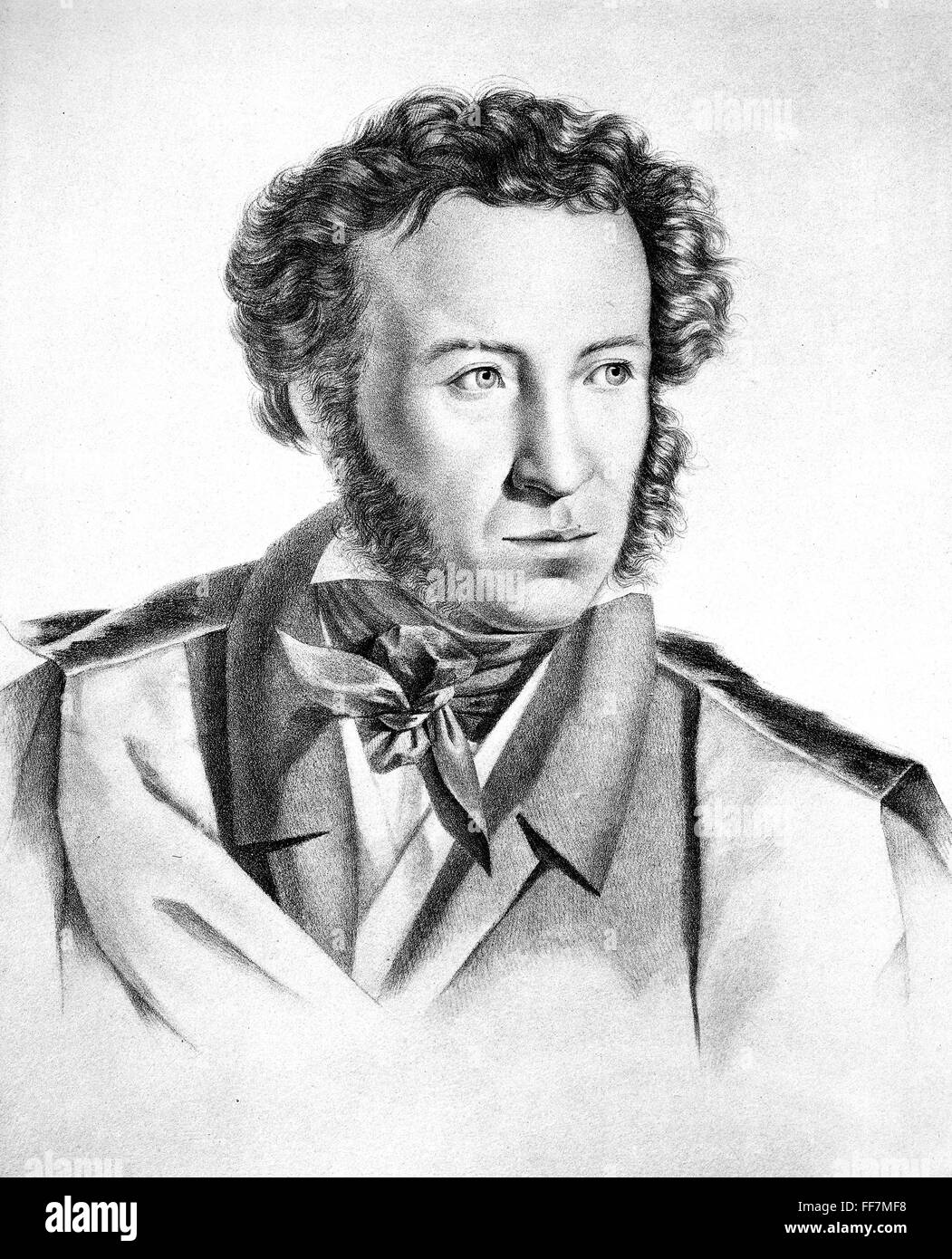 ALEKSANDR PUSHKIN /n(1799-1837). Aleksandr Sergeevich Pushkin. Russian ...