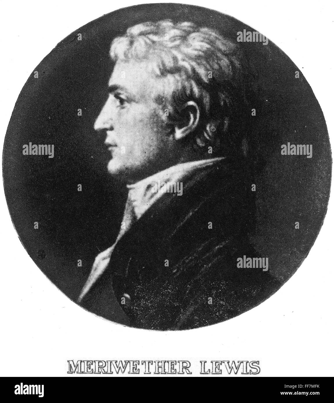 MERIWETHER LEWIS /n(1774-1809). American explorer. After the Charles ...