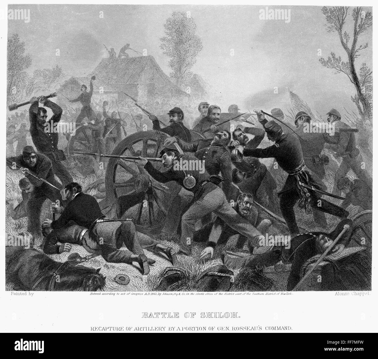 CIVIL WAR: SHILOH, 1862. /nBattle of Shiloh (Pittsburg Landing ...