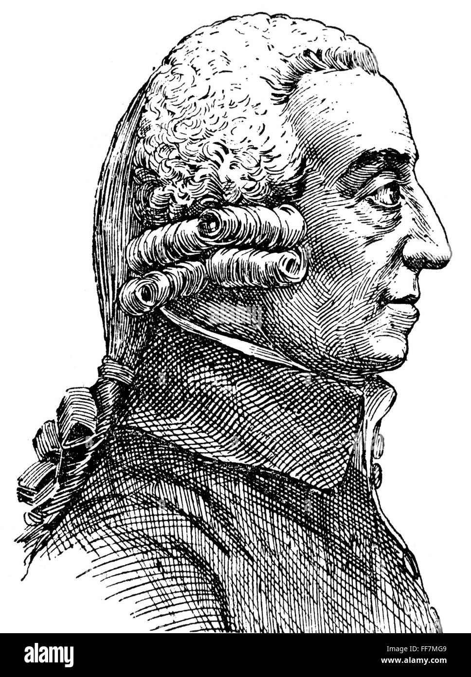 ADAM SMITH (1723-1790). /nScottish economist. Line engraving Stock ...