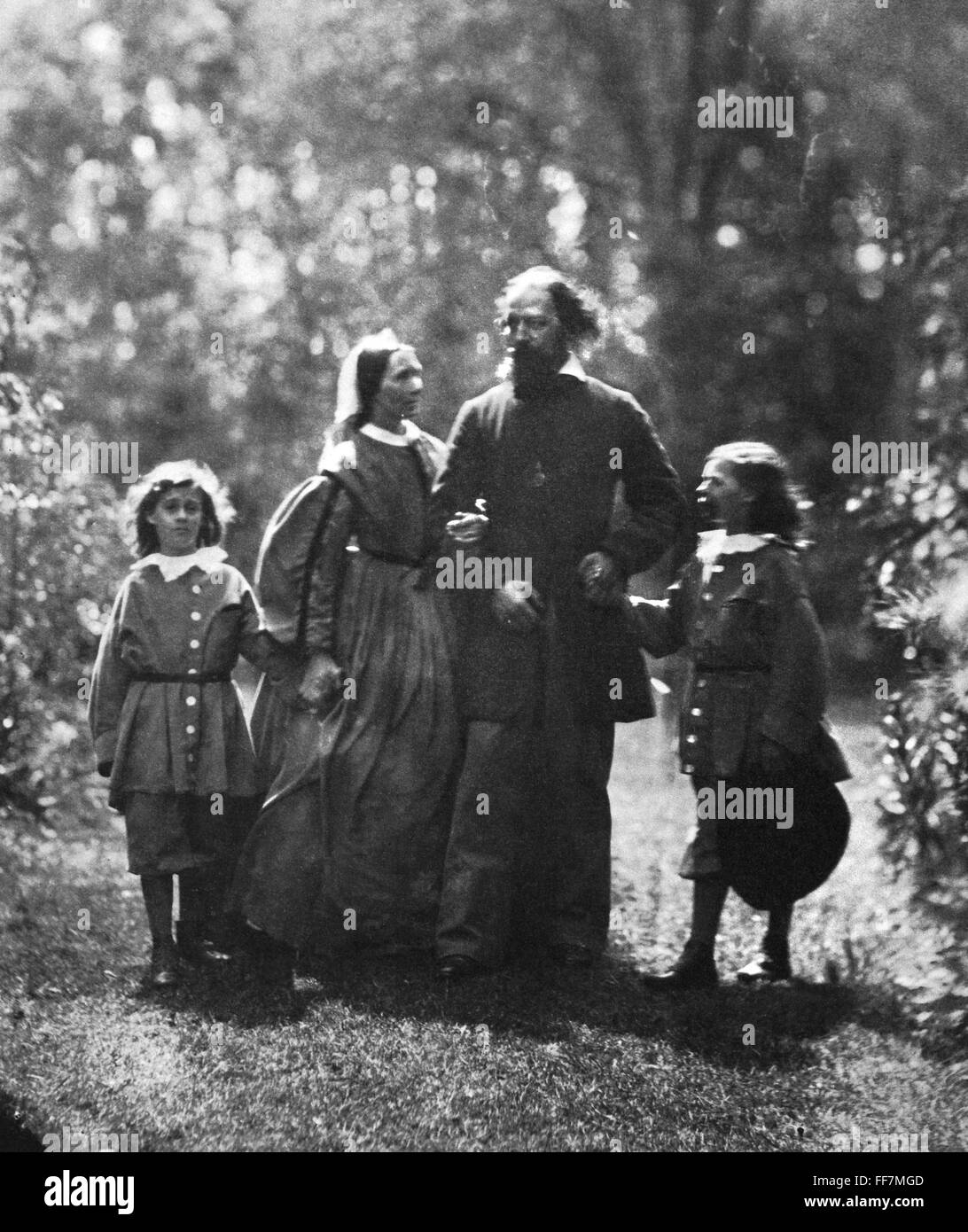 ALFRED TENNYSON (1809-1892). /n1st Baron Tennyson. English poet. Lionel ...