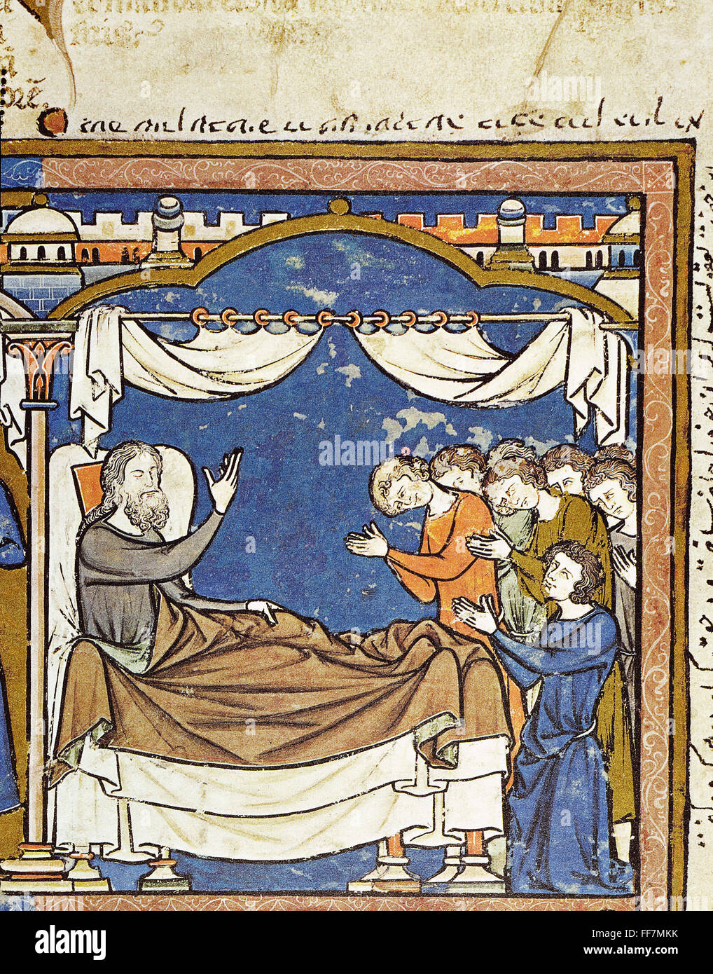 JACOB. /nThe dying Jacob blesses his sons (Genesis 49: 1-30). French ...