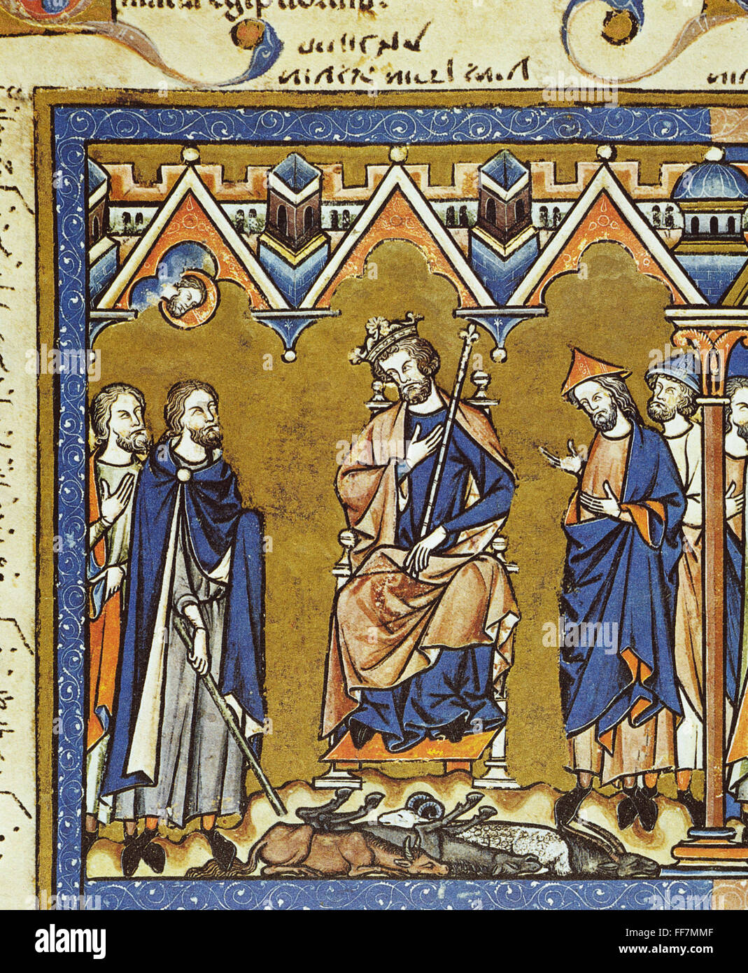 PLAGUE OF MURRAIN. /nThe Plague of Murrain among the cattle (Exodus 4: ...