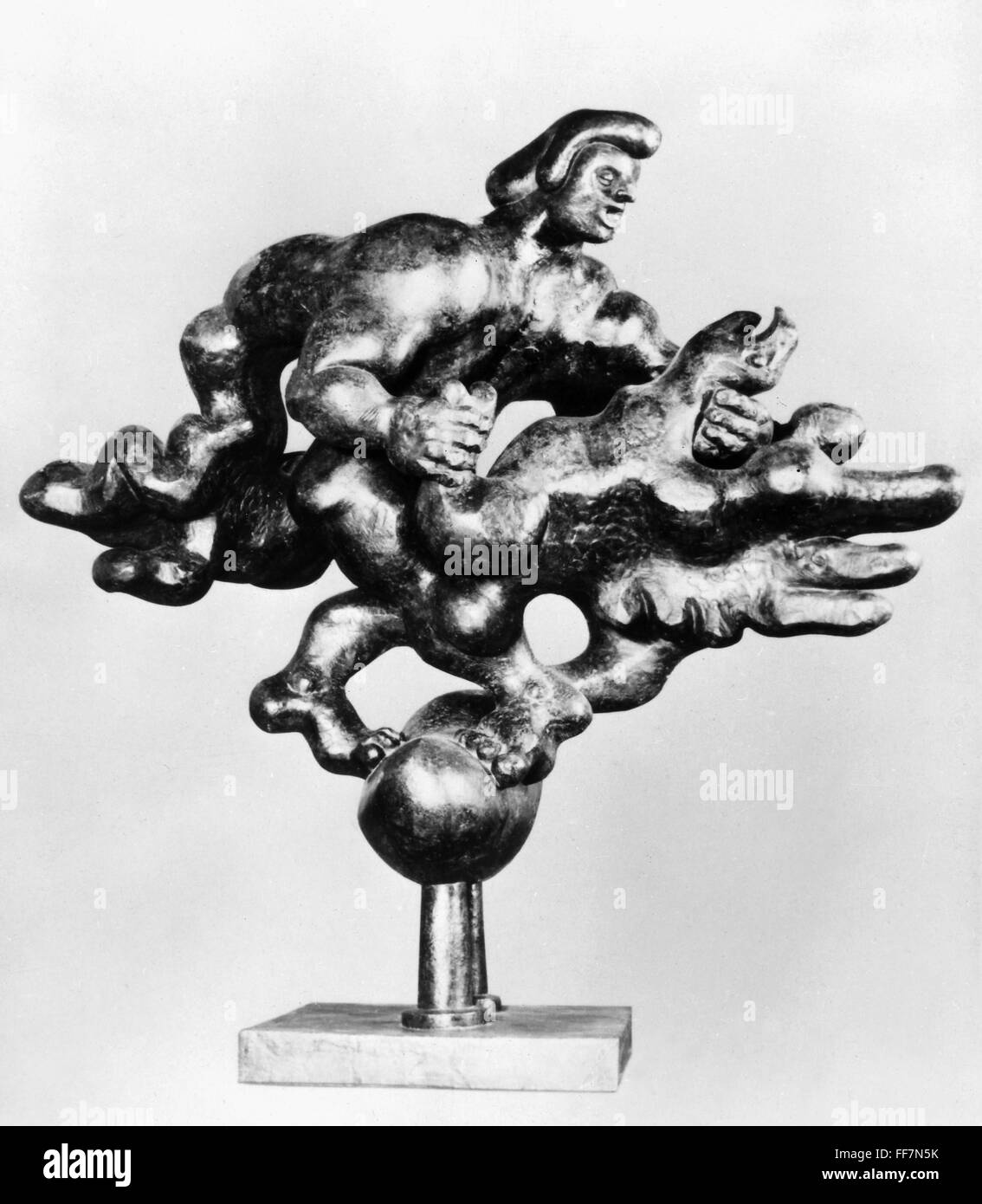 MYTHOLOGY: PROMETHEUS. /nBronze by Jacques Lipchitz/n(1891-1973 Stock ...