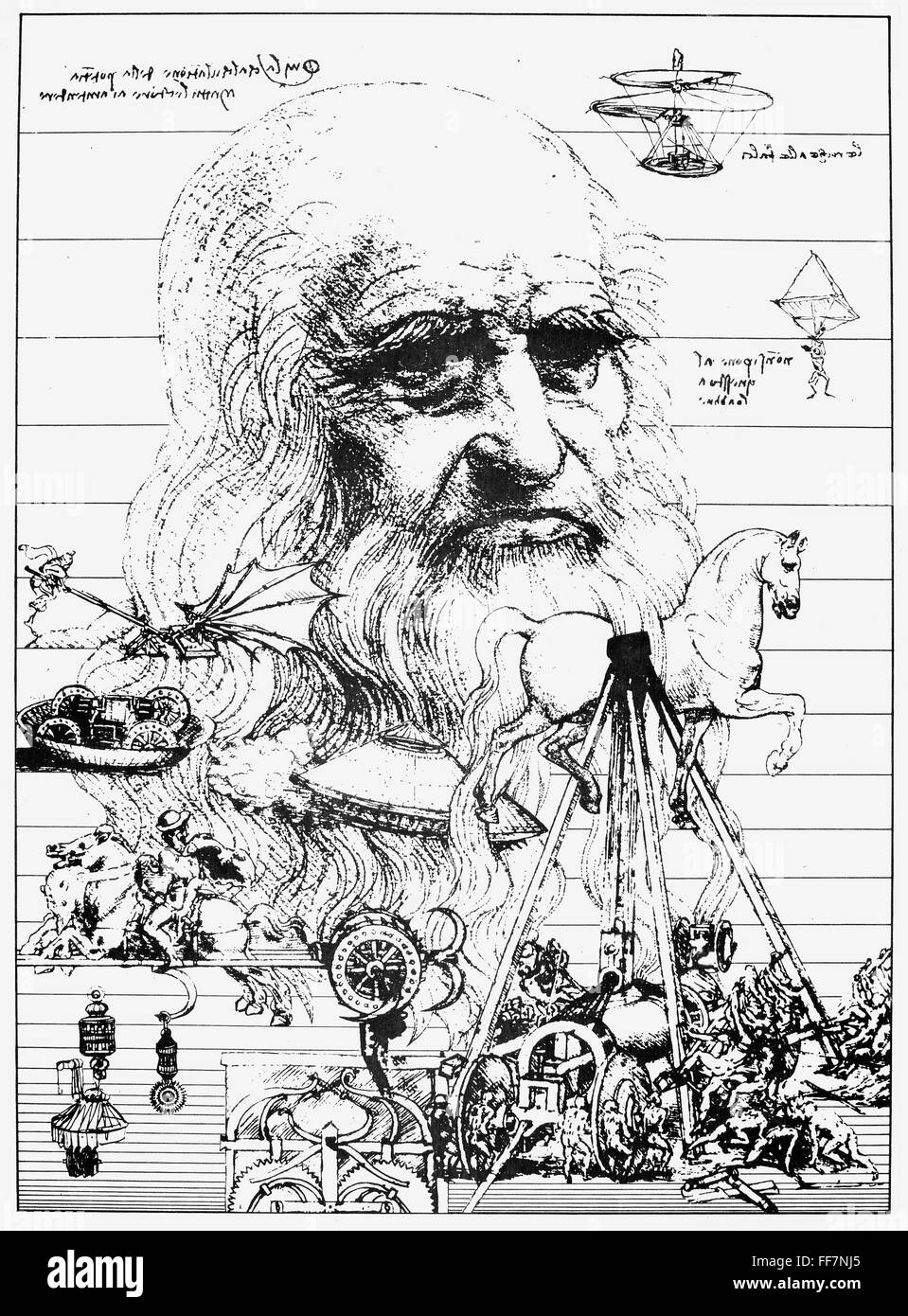 LEONARDO DA VINCI /n(1452-1519). Italian painter, sculptor, architect ...