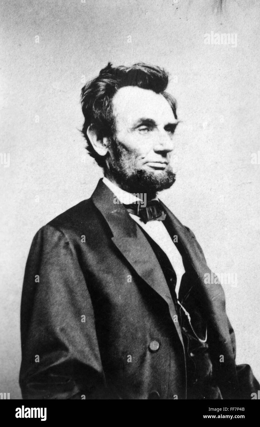 ABRAHAM LINCOLN /n(1809-1865). 16th President of the United States ...