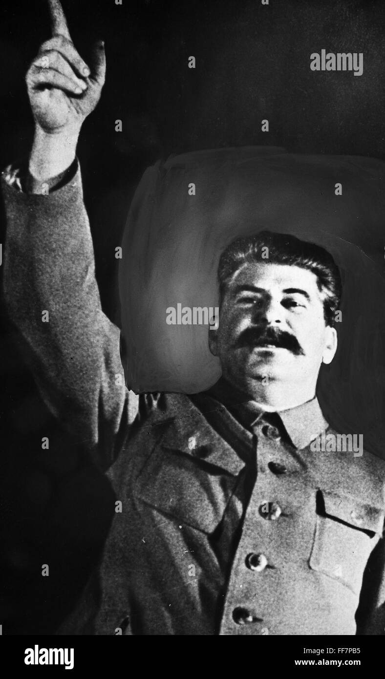 JOSEPH STALIN (1879-1953). /nRussian Communist leader. Photographed ...