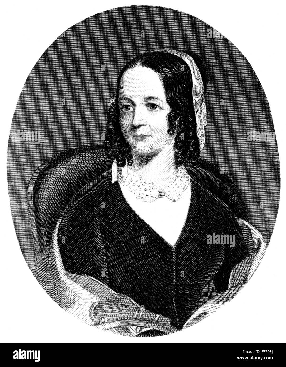 SARAH JOSEPHA HALE /n(1788-1879). American writer and editor. Steel ...