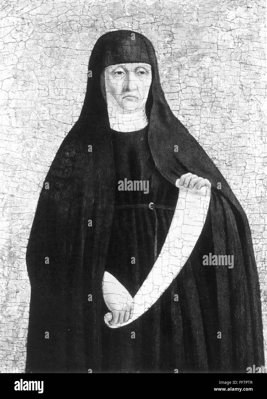 AUGUSTINIAN NUN, c1460. /nOil on panel, c1460, School of Piero della ...