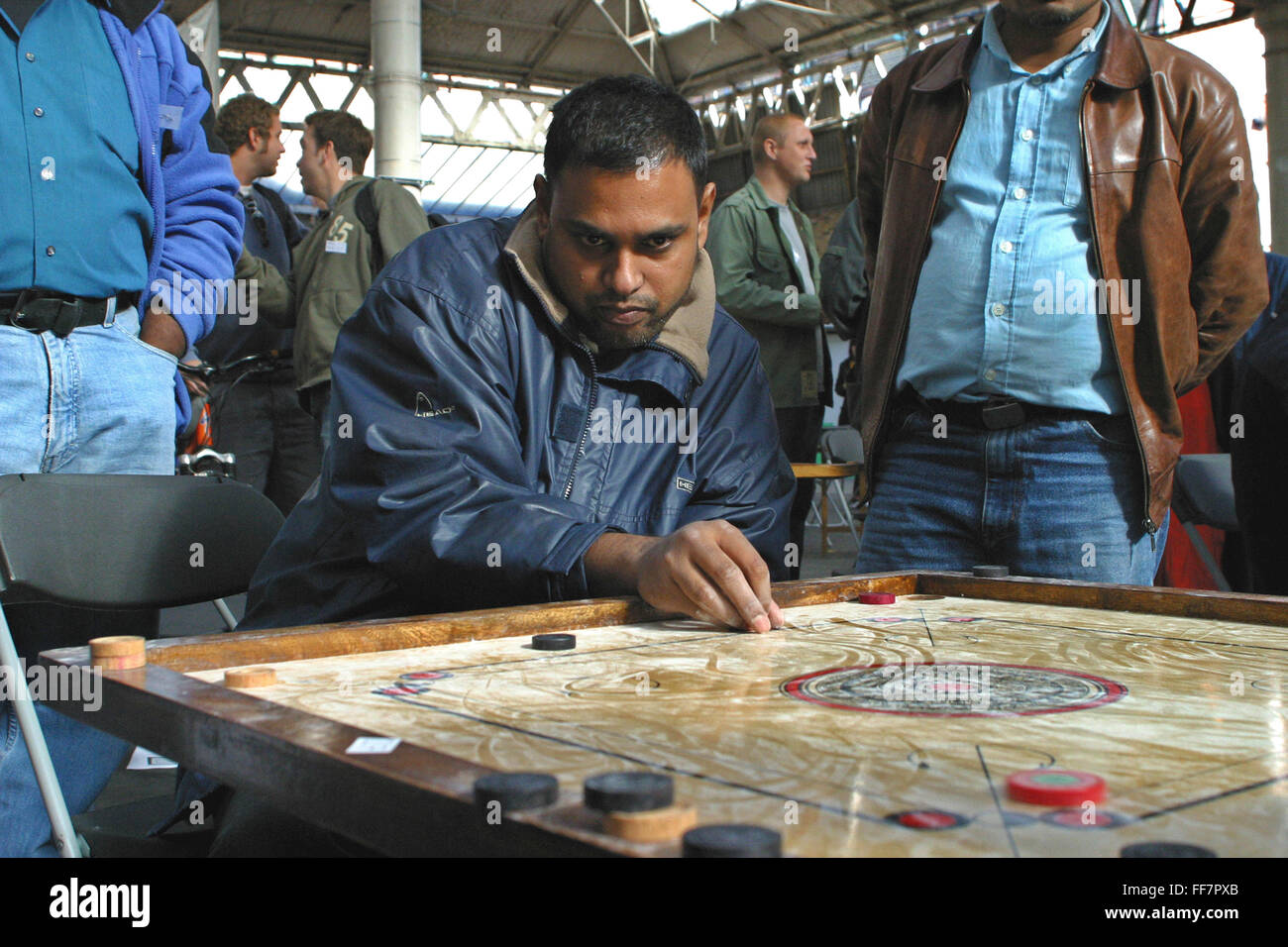 Carrom players hi-res stock photography and images - Alamy
