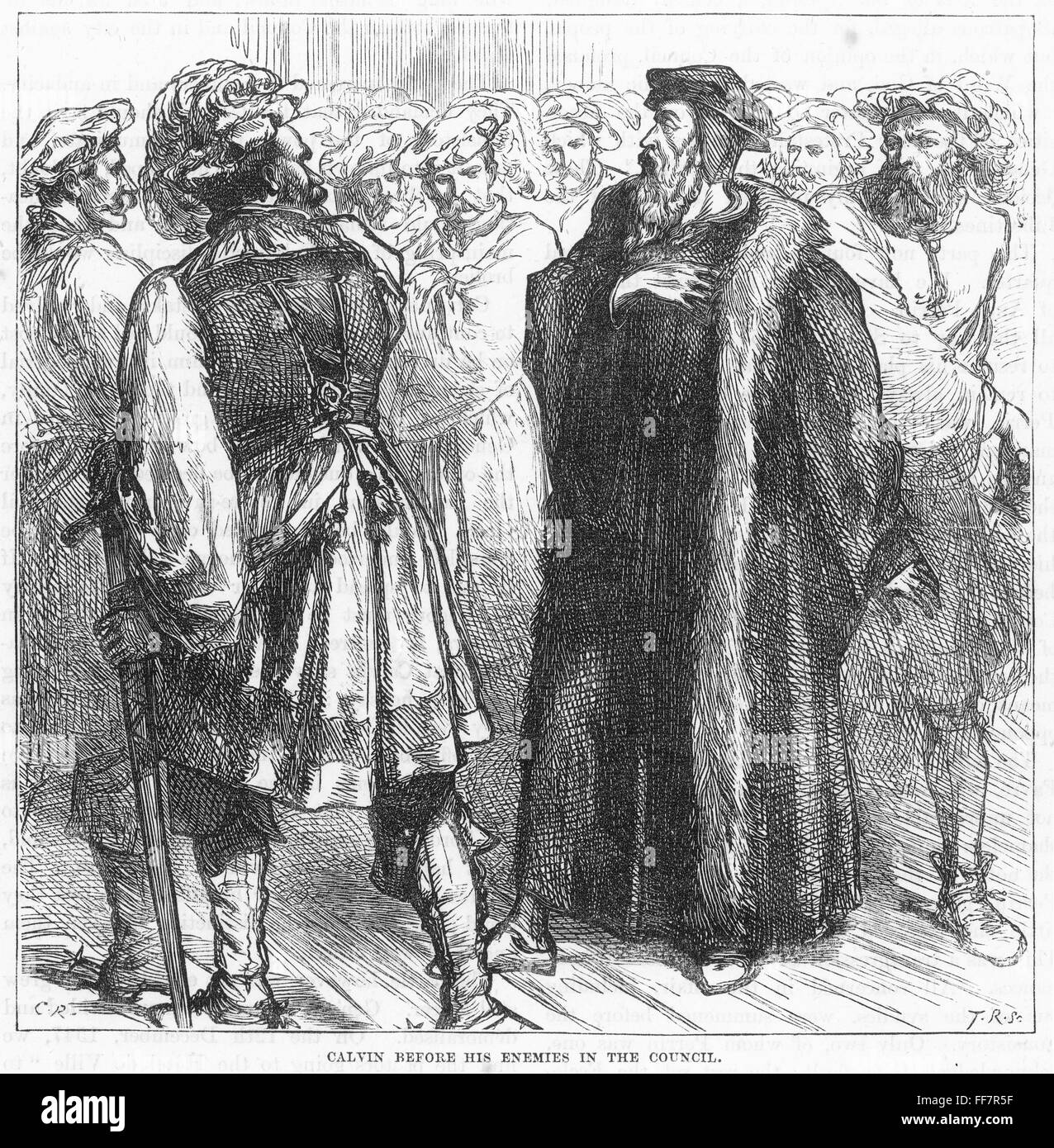 John calvin engraving hi-res stock photography and images - Alamy