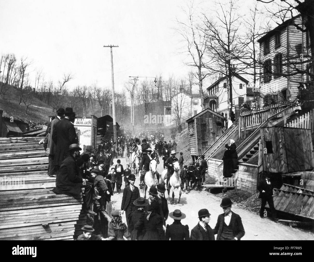 COXEY'S ARMY, 1894. /nCoxey's Army on the outskirts of Washington, D.C ...