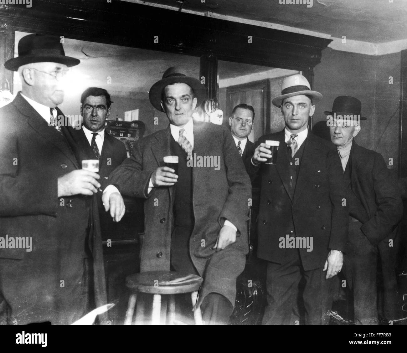 PROHIBITION: SPEAKEASY. /nPatrons of an unidentified American ...