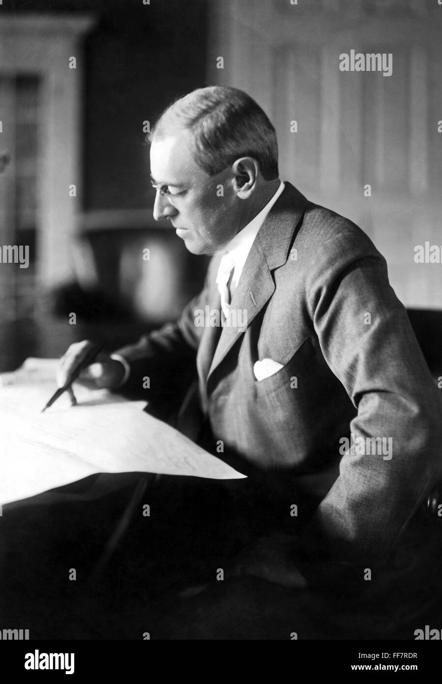 Woodrow Wilson 1856 1924 N28th President Of The United States