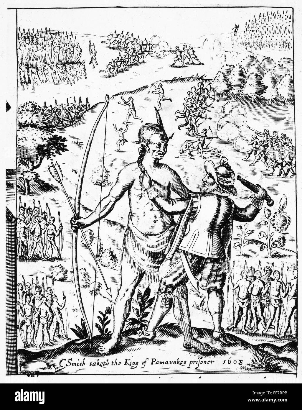 JOHN SMITH (1580-1631). /nEnglish soldier and adventurer. One of Smith ...