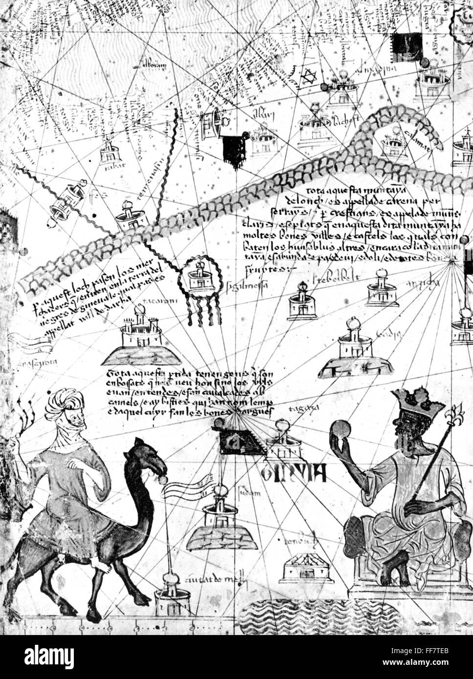 Mansa musa map Black and White Stock Photos & Images - Alamy