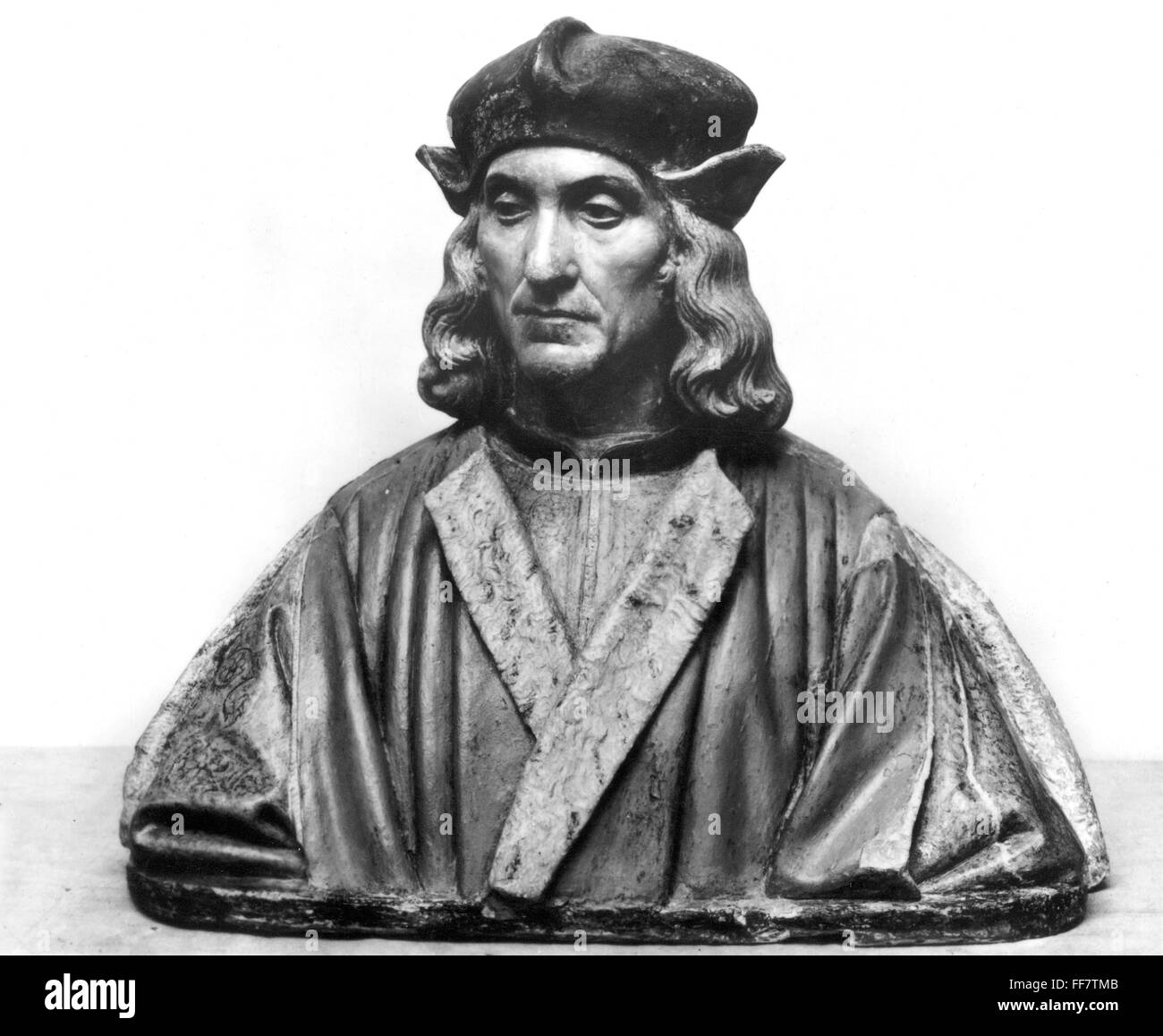 HENRY VII (1457-1509). /nKing of England (1485-1509). Painted and ...