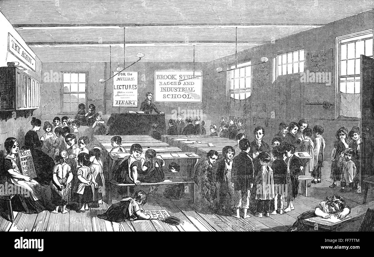 BRITISH RAGGED SCHOOL. /nThe Brook Street Ragged School in London ...