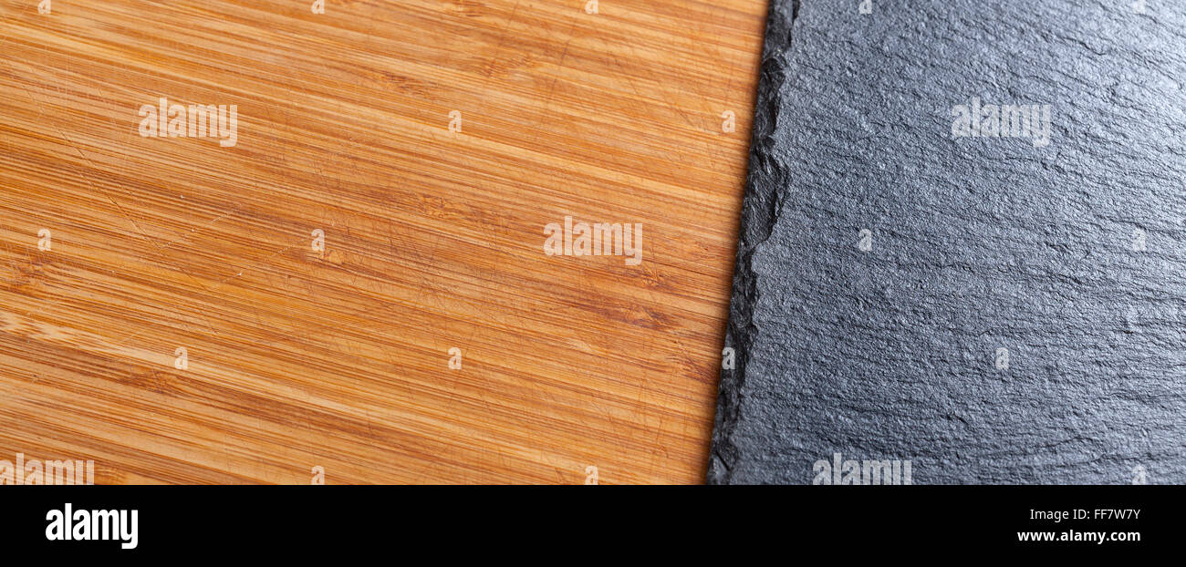 bamboo slate cutting board background texture high contrast Stock Photo ...