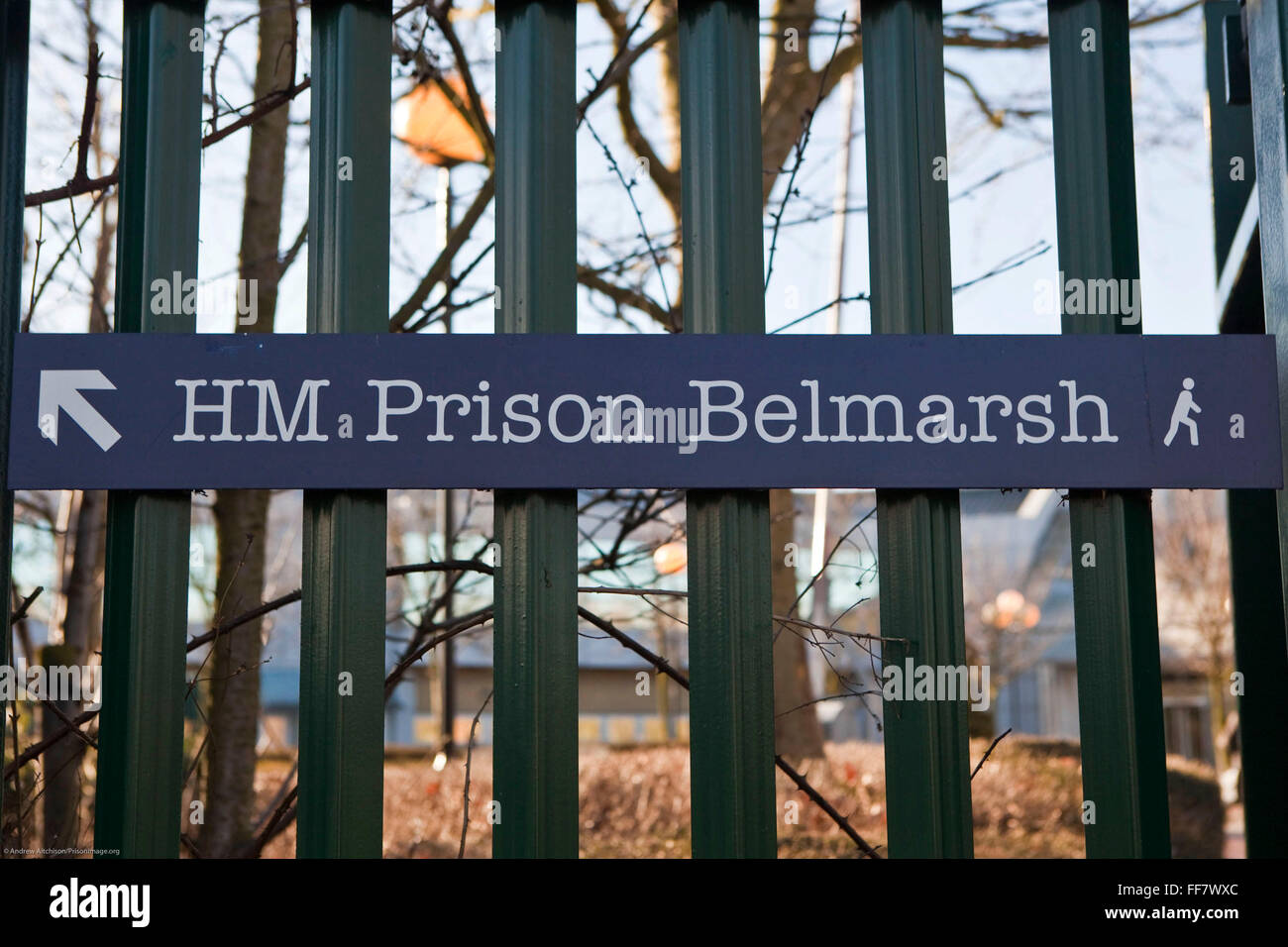 Hmp belmarsh sign hi-res stock photography and images - Alamy