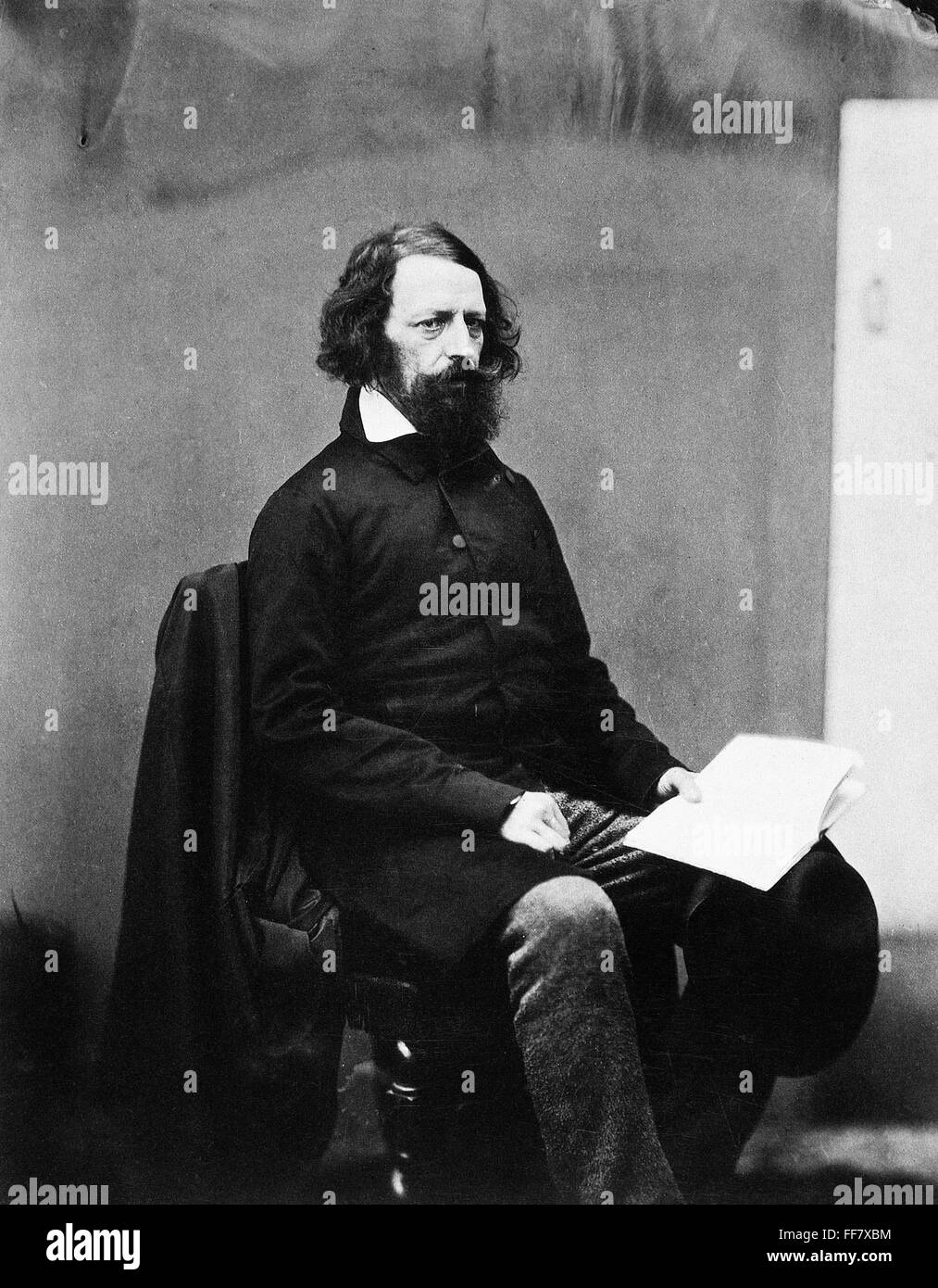 ALFRED TENNYSON (1809-1892). /n1st Baron Tennyson. English poet ...