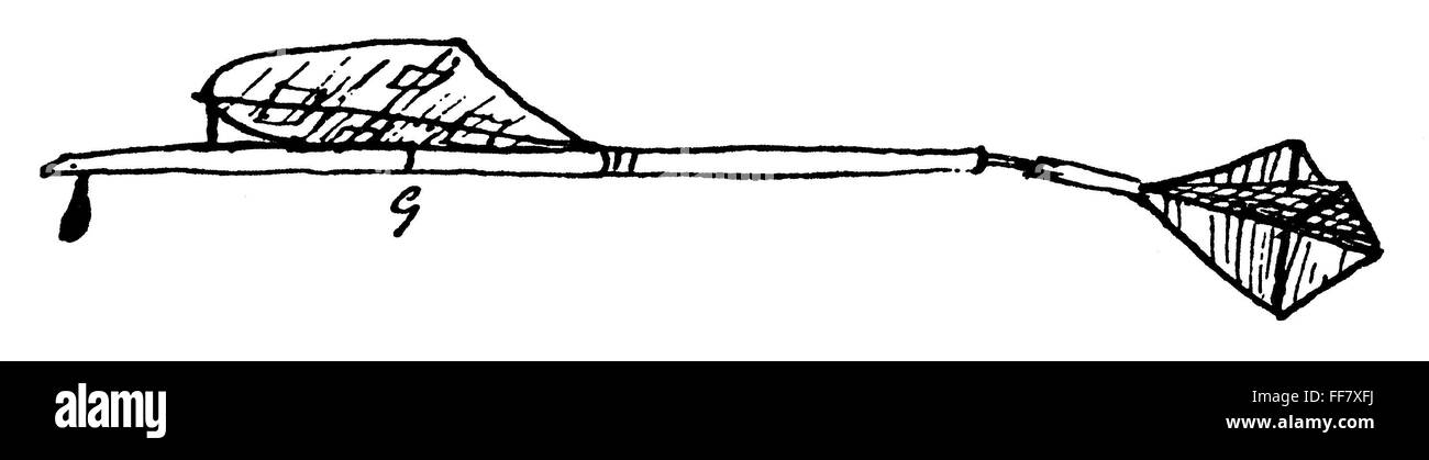 CAYLEY GLIDER, 1804. /nSir George Cayley (1773-1857), English pioneer ...