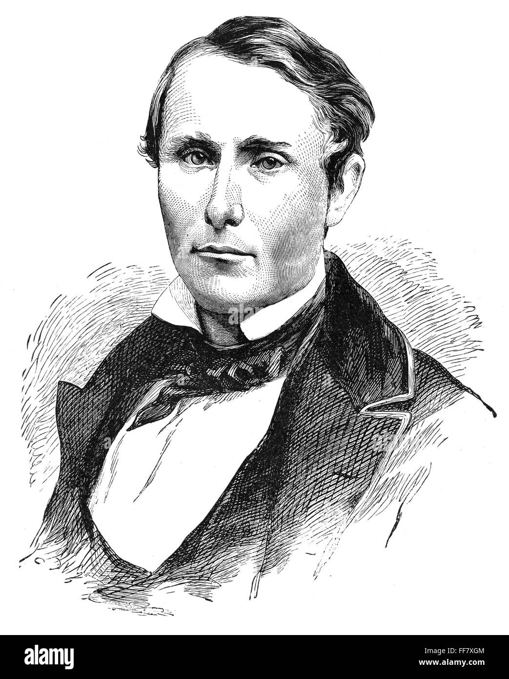 WILLIAM WALKER (1824-1860). /nAmerican adventurer. Wood engraving, 1857 ...