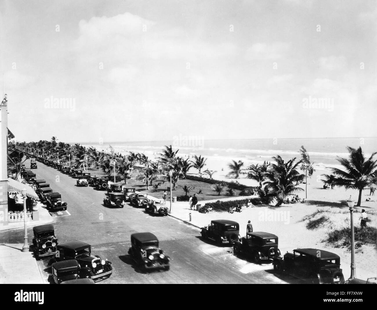 FLORIDA: MIAMI BEACH, 1930 Stock Photo - Alamy