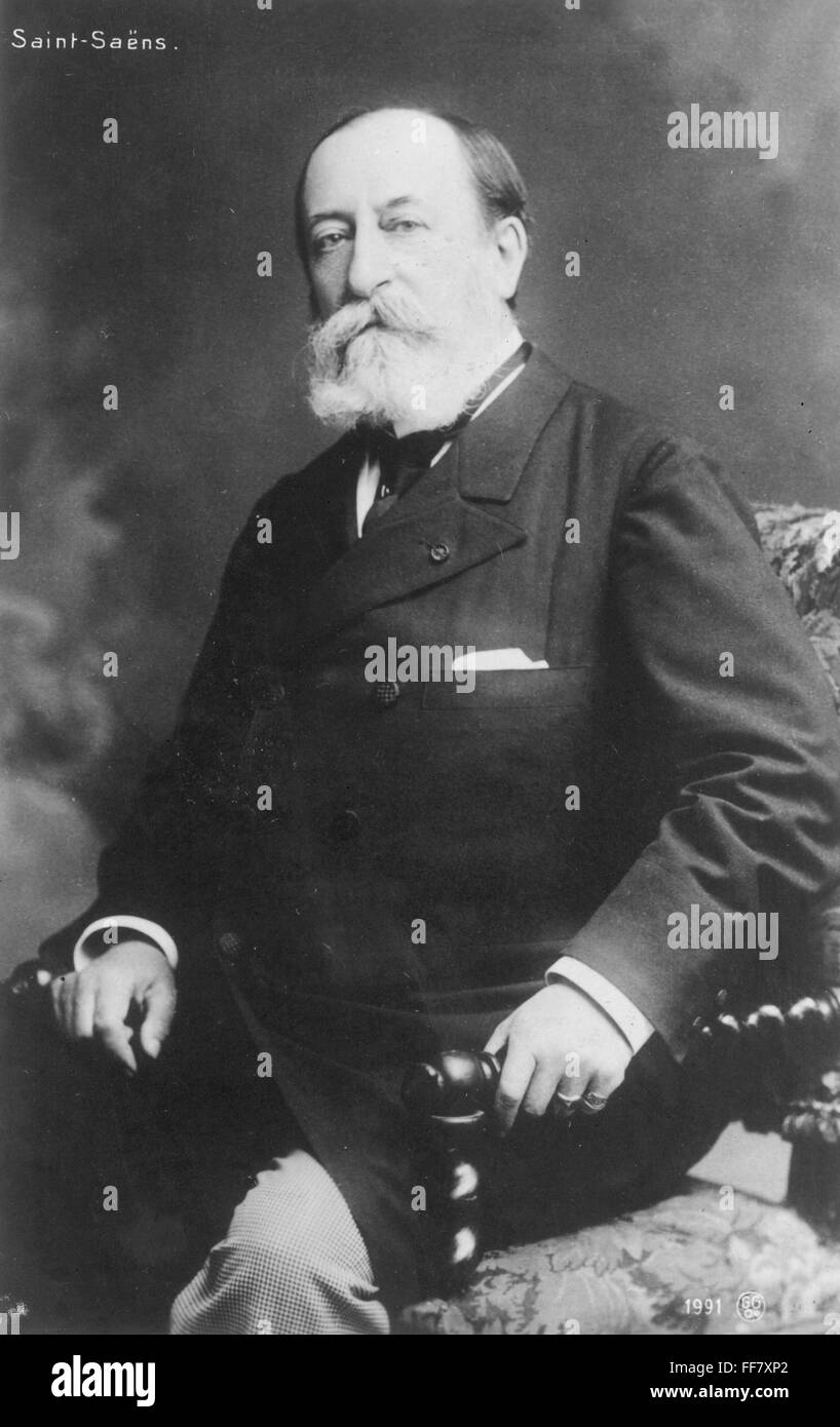 CAMILLE SAINT-SAENS /n(1835-1921). French pianist, organist and ...