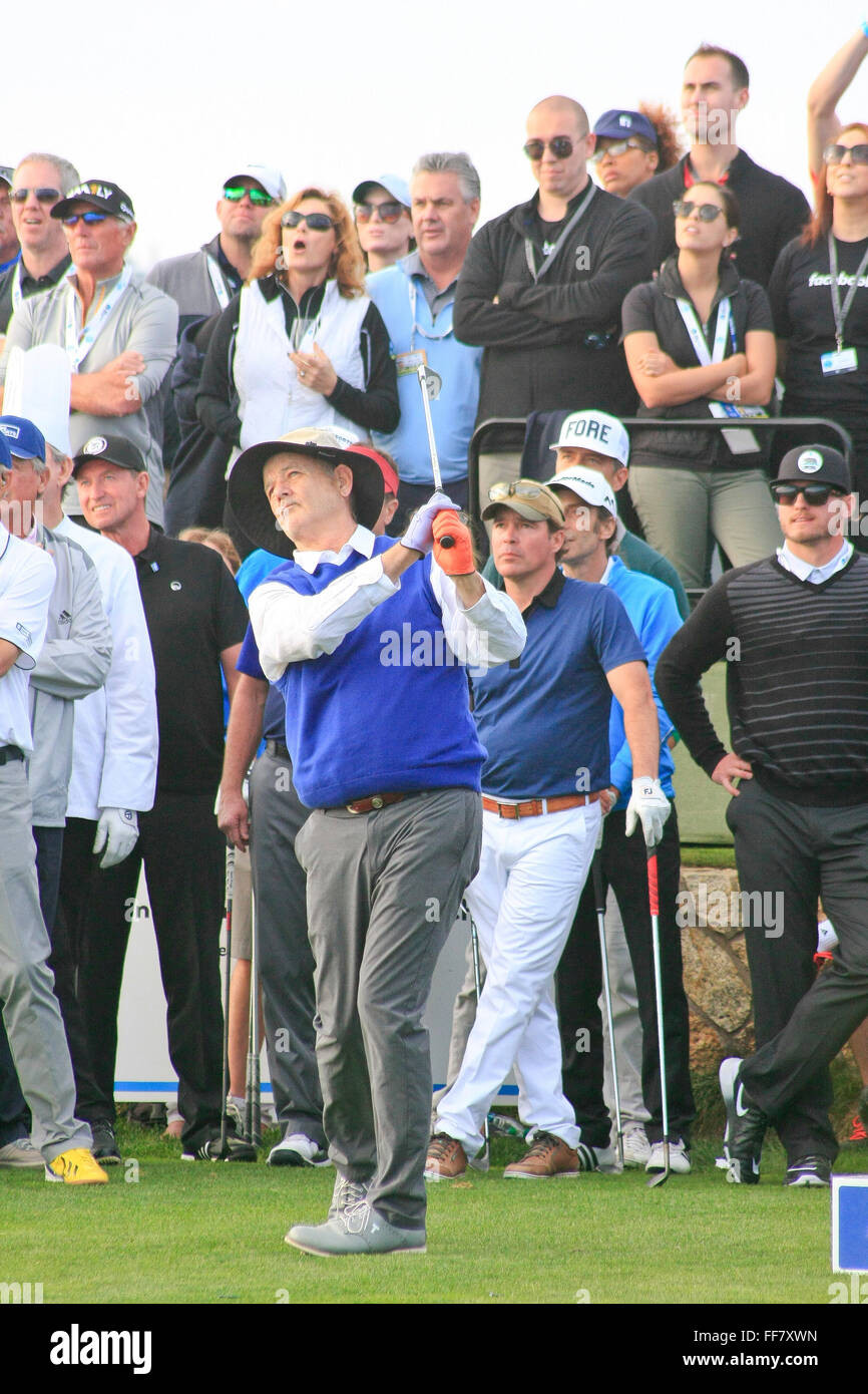 Pebble Beach, California, USA. 10th Feb, 2016. Pebble Beach Golf Links ...