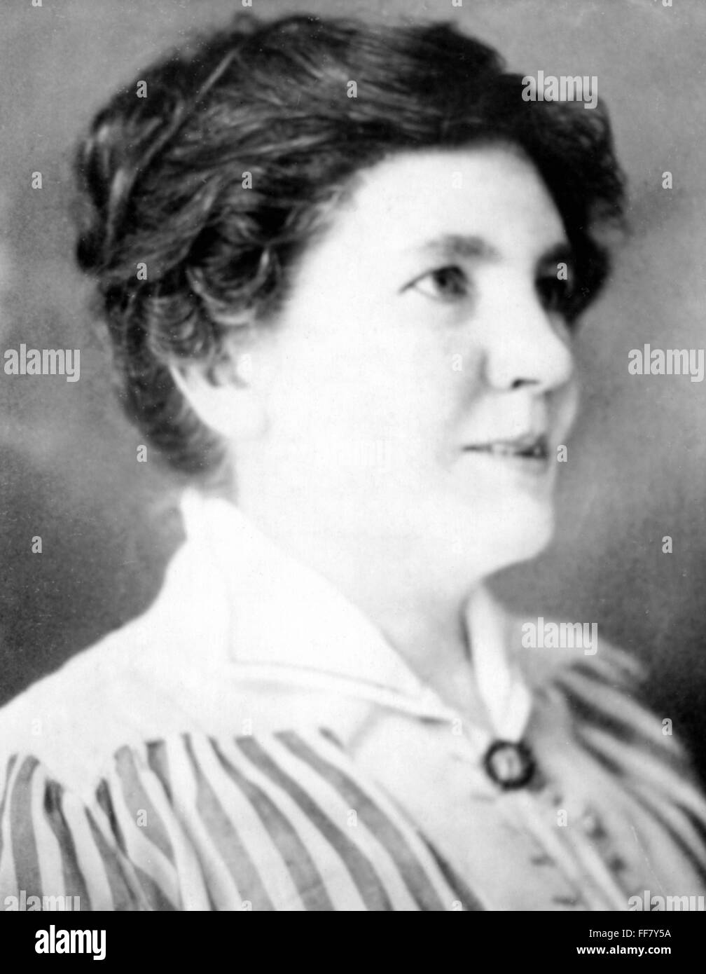LAURA INGALLS WILDER /n(1867-1957). American writer. Photographed c ...