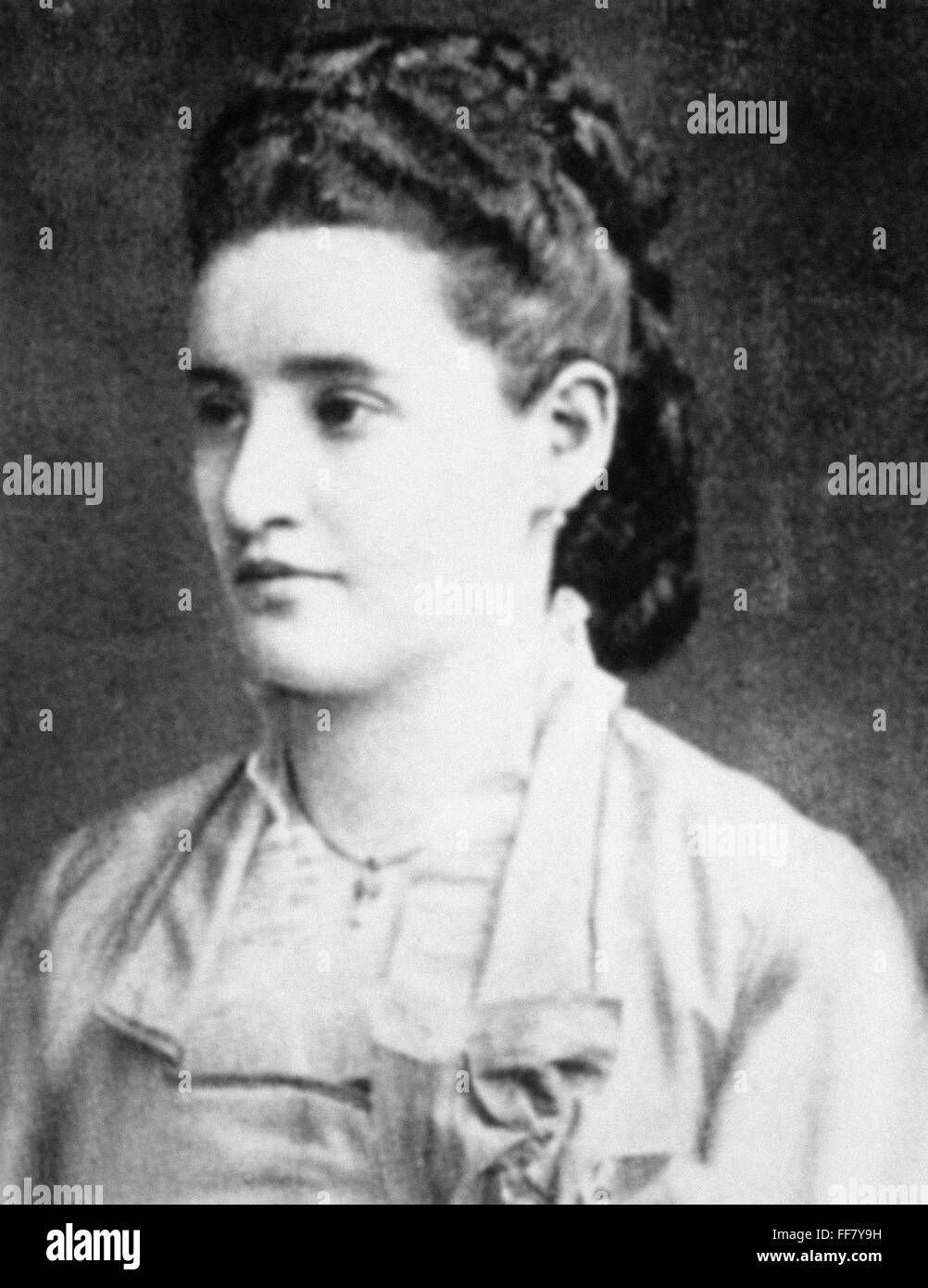 BERTHA PAPPENHEIM /n(1859-1936). Sigmund Freud's patient, 'Anna O ...