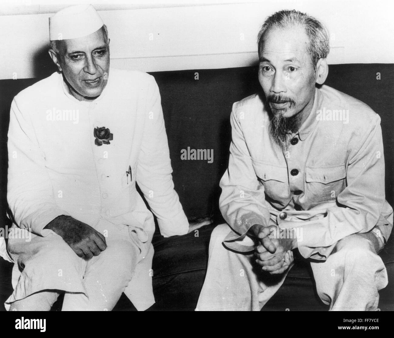 HO CHI MINH (1890-1969). /nVietnamese political leader. Photographed as ...