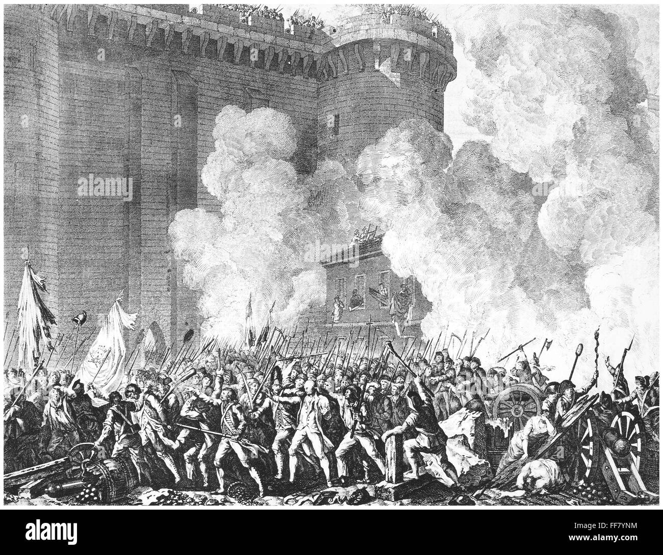 FRENCH REVOLUTION, 1789. /nThe Storming of the Bastille, 14 July 1789 ...